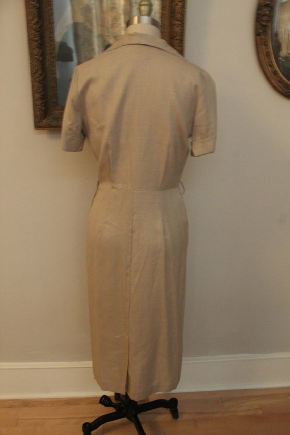 1950’s Beige Smoler Bros Dress - Gem