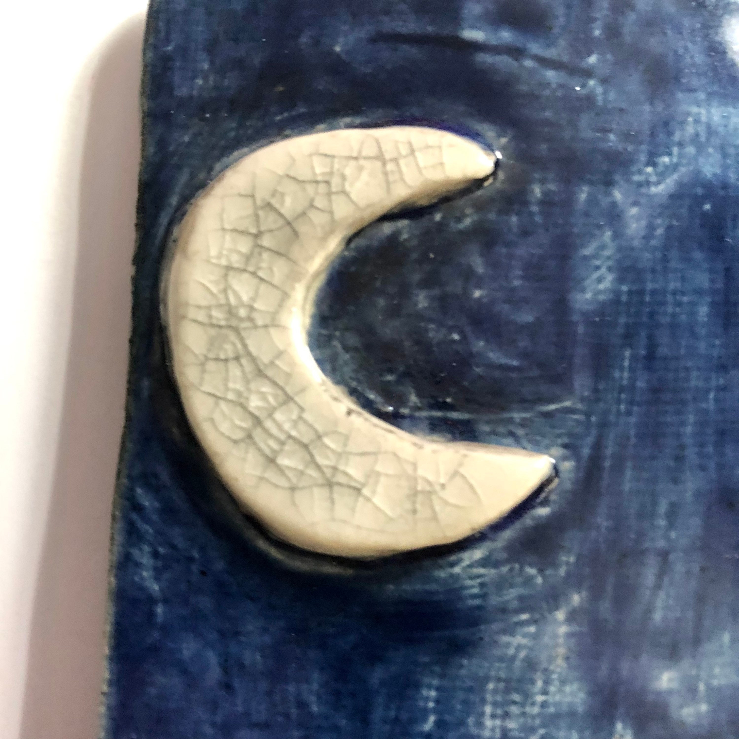 Unique Moon and Ocean Ceramic Wall Art Plaque is Hand Built With ...