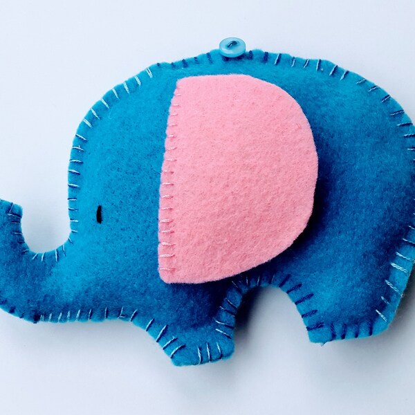 Felt Elephant - Etsy UK