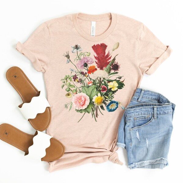 Botanical Shirt - Etsy