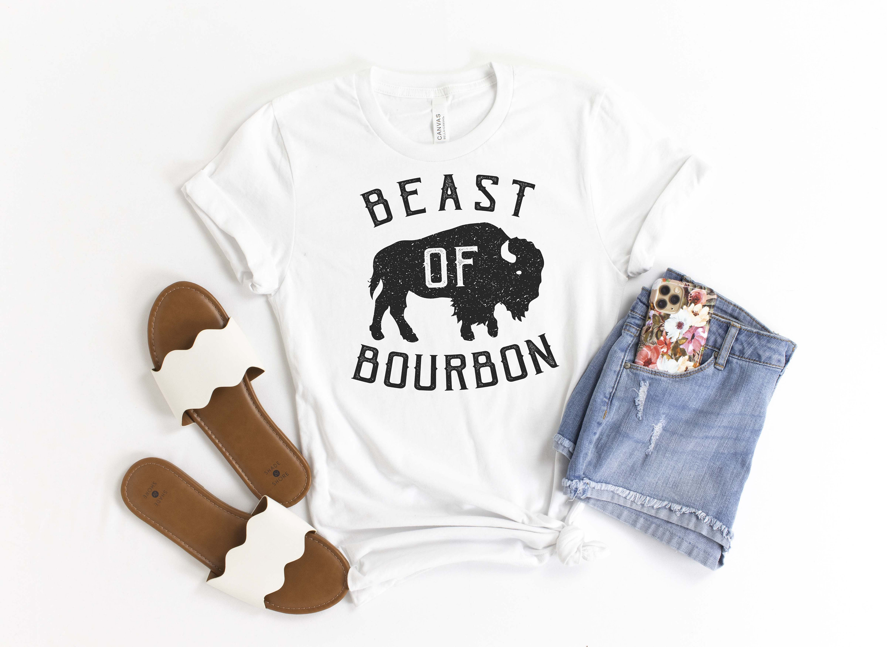 Beast of Bourbon Drinking Whiskey Bison Buffalo Gettin' | Etsy