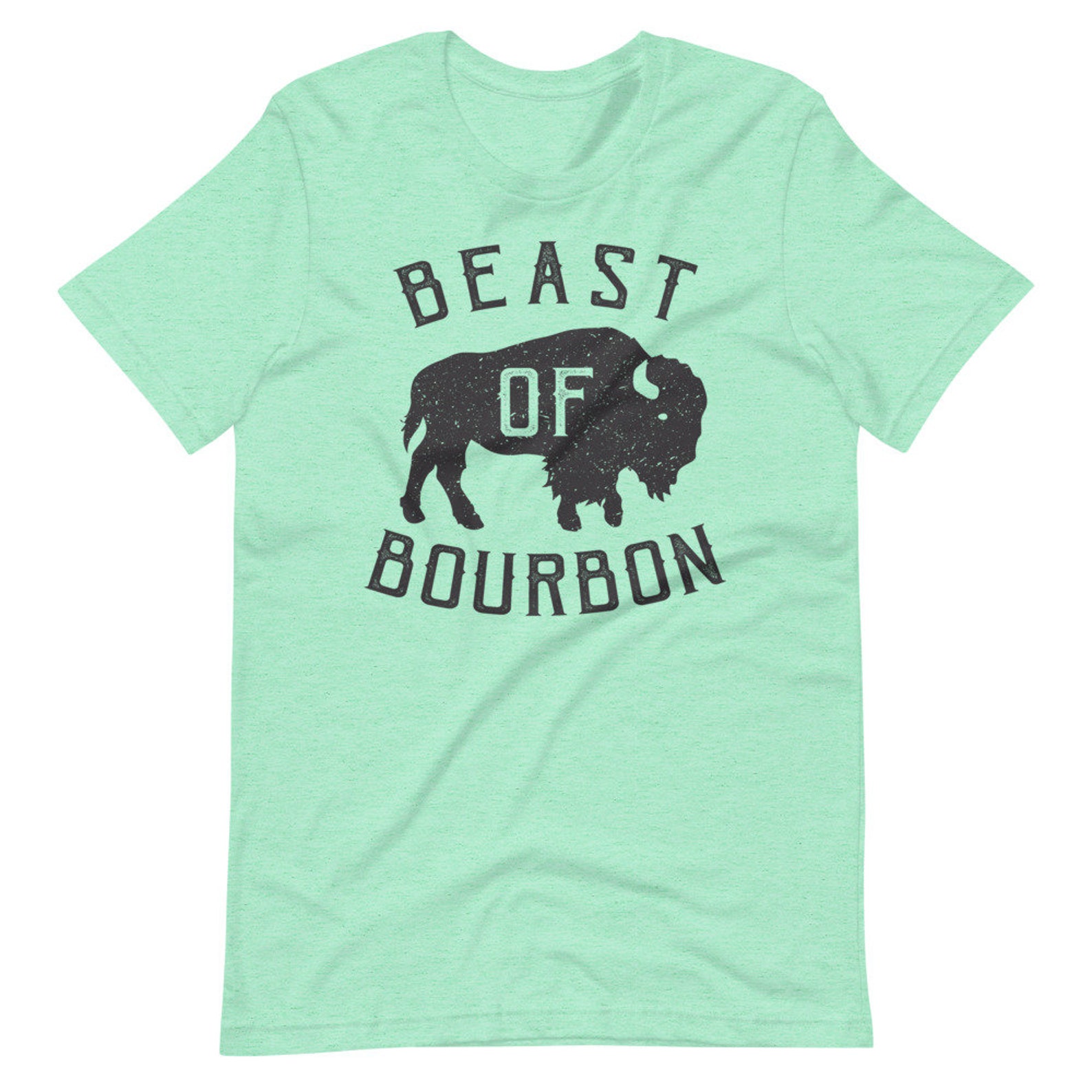 Beast of Bourbon Drinking Whiskey Bison Buffalo Gettin' - Etsy