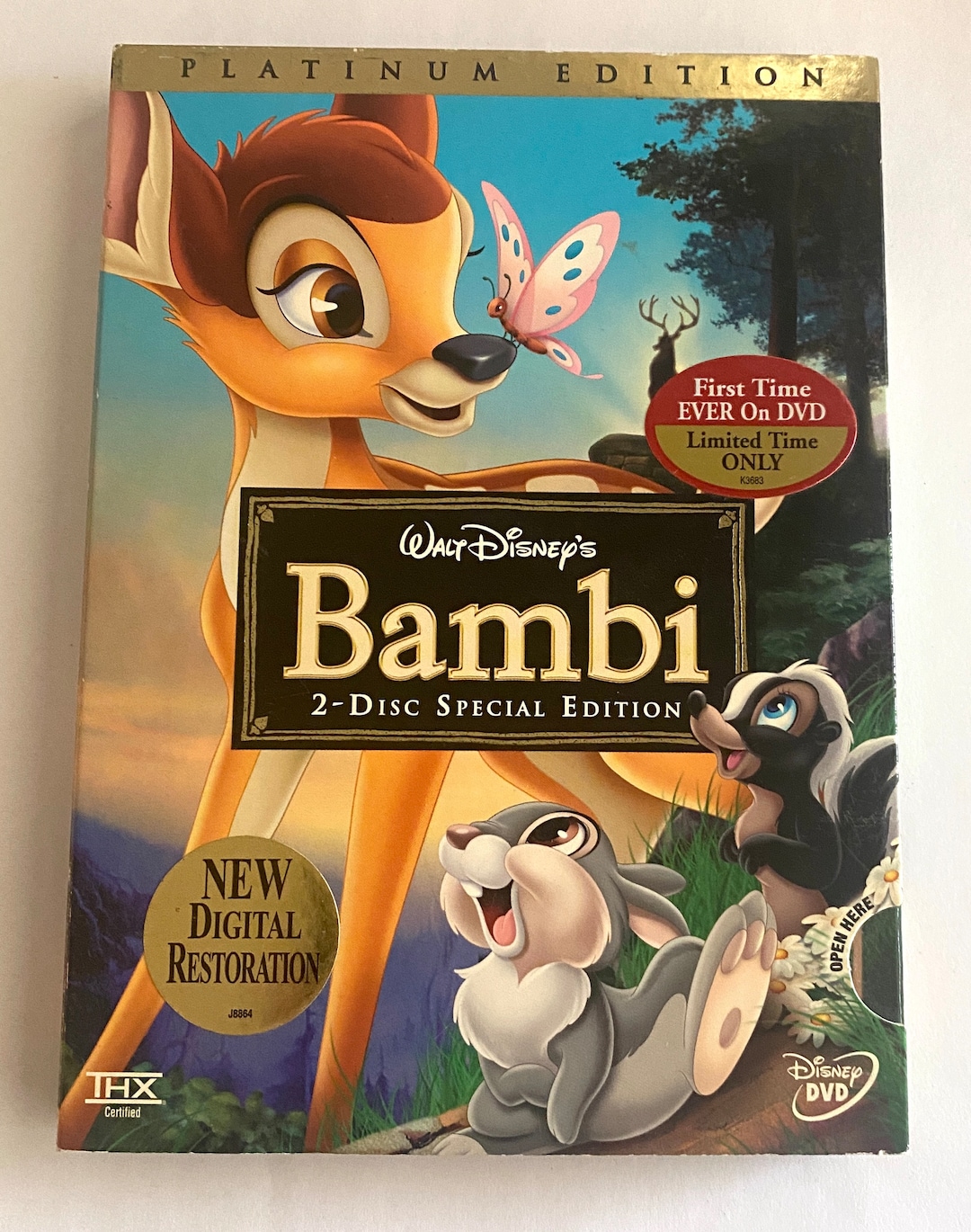Bambi Platinum Edition and Bambi II Dvds Opened NTSC Used Disney ...