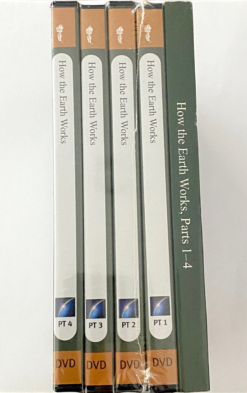 Sealed the Great Courses How the Earth Works Dvds and Book Parts 1-4 ...