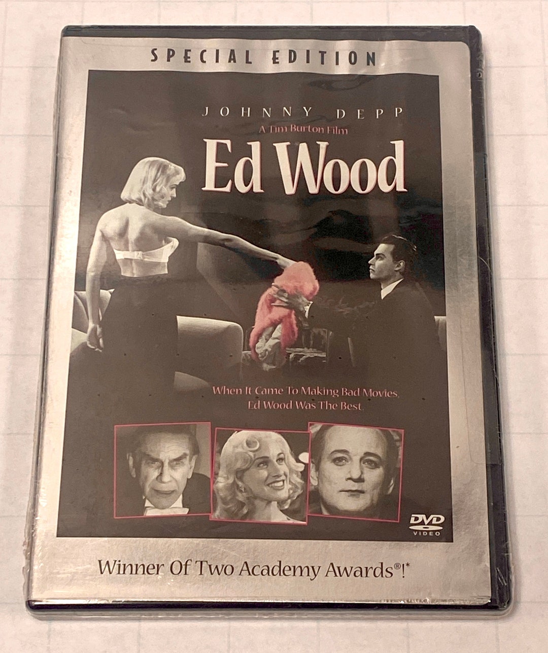 Factory Sealed Ed Wood DVD Special Edition 29572 Tim Burton Film - Etsy