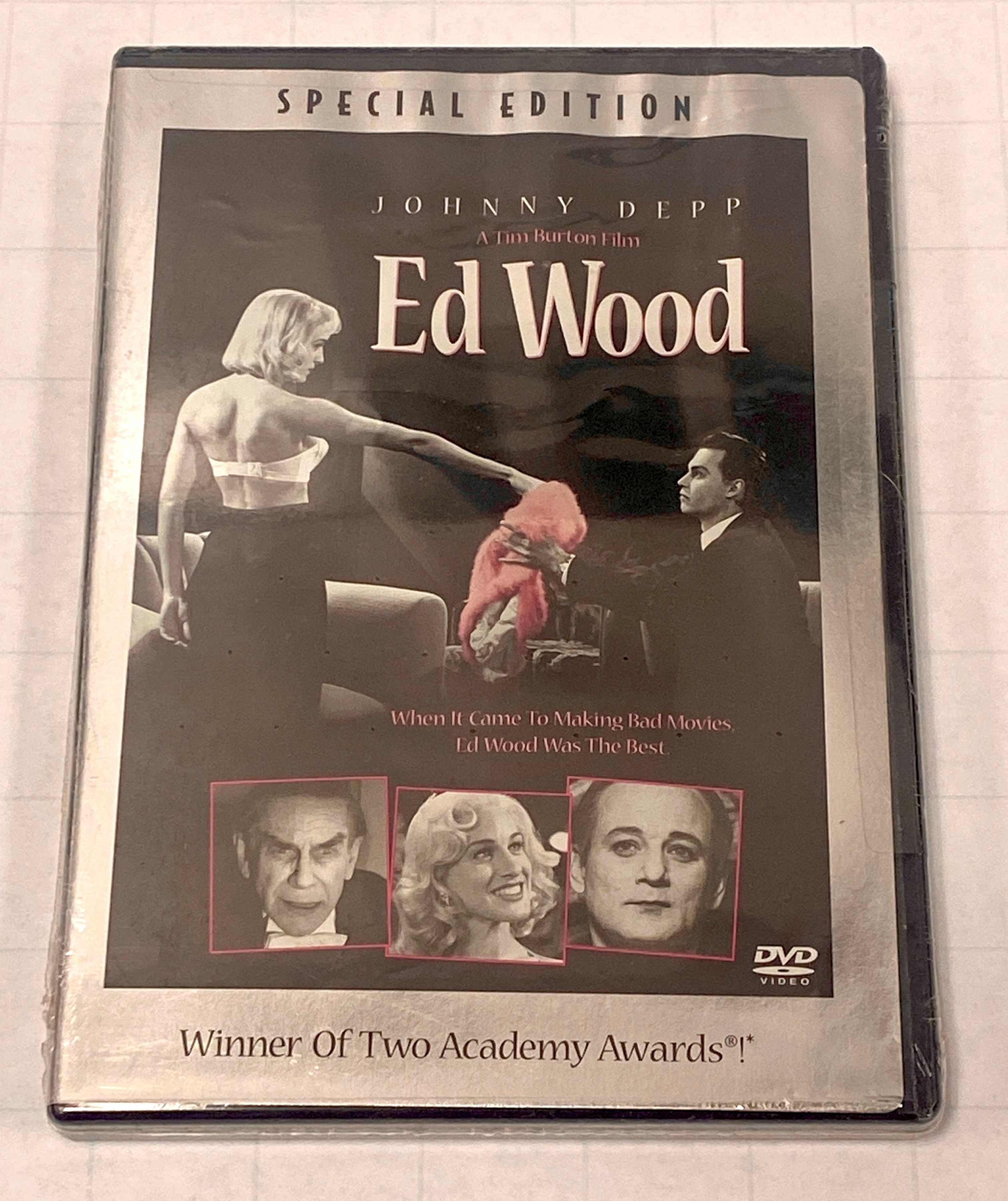 Factory Sealed Ed Wood DVD Special Edition 29572 Tim Burton Film - Etsy