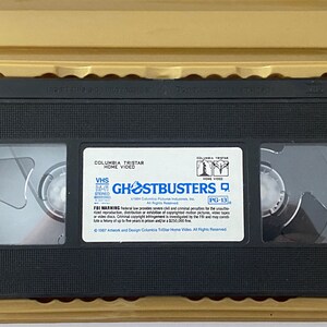 Original Ghostbusters 1996 VHS Golden Clamshell Case - Etsy