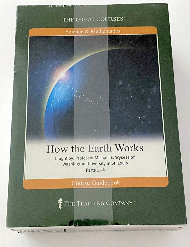 Sealed the Great Courses How the Earth Works Dvds and Book Parts 1-4 ...