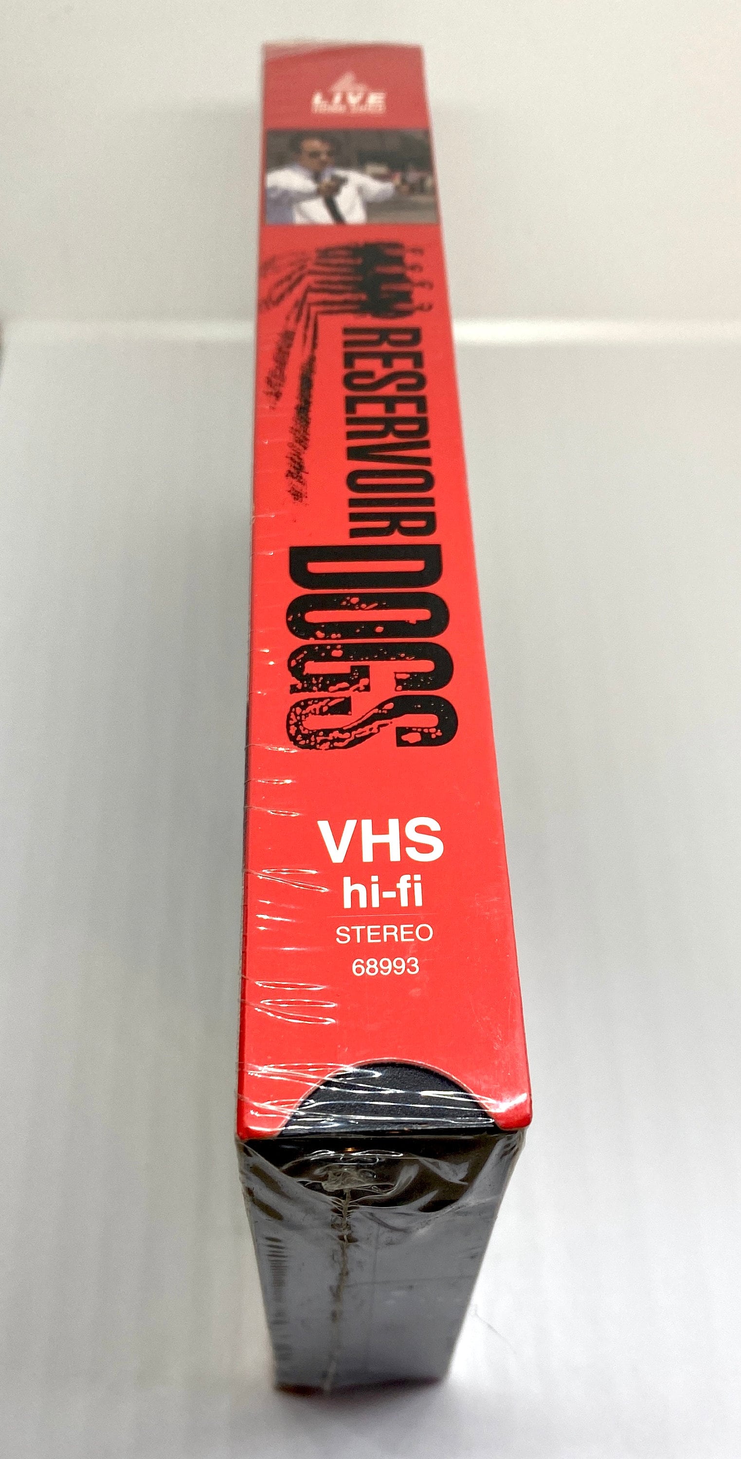 Sealed Copy of Reservoir Dogs 68993 VHS With Reel Stamps on Cellophane ...