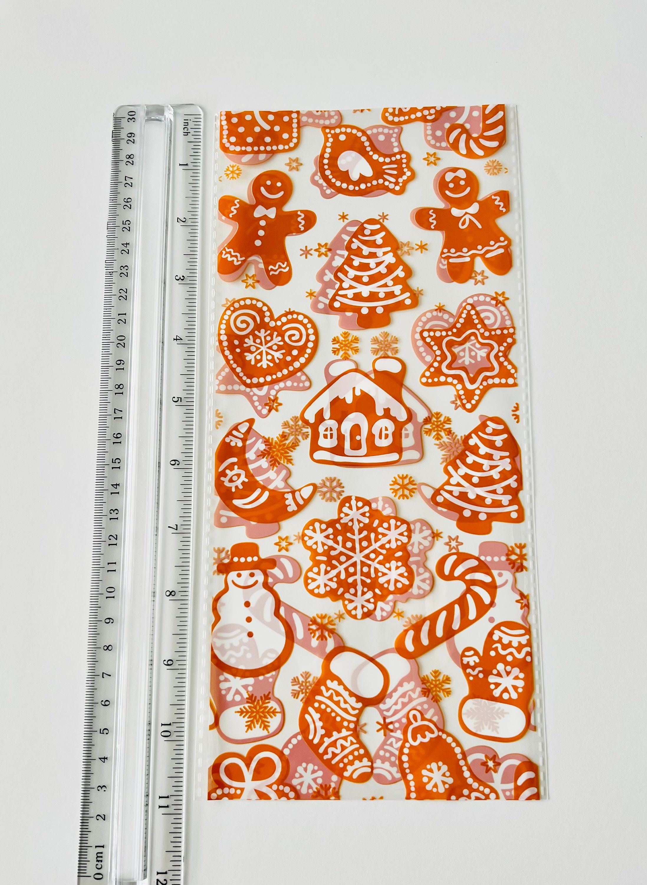 10 Gingerbread Bags Big Cello Bags Cookie Exchange Sack - Etsy