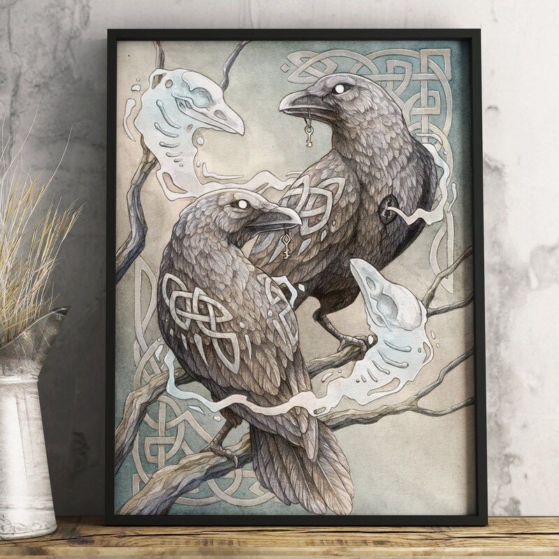 Raven Art Print - Etsy