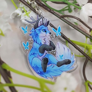 Fairy Fox Keychain - Etsy