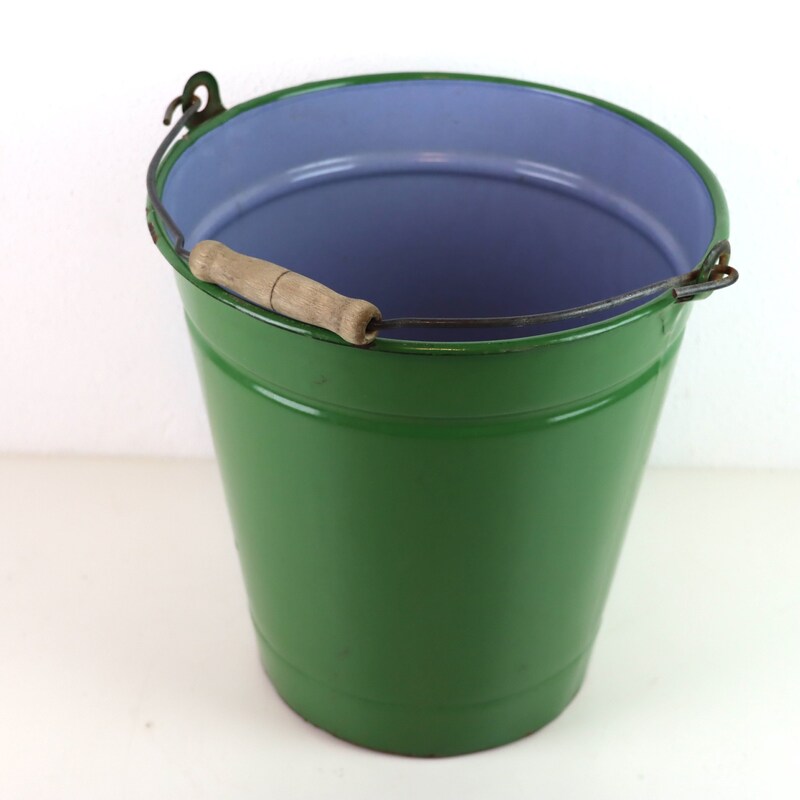 Enamel Bucket - Etsy