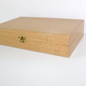 Wooden Box Brass Clasp Vintage - Etsy