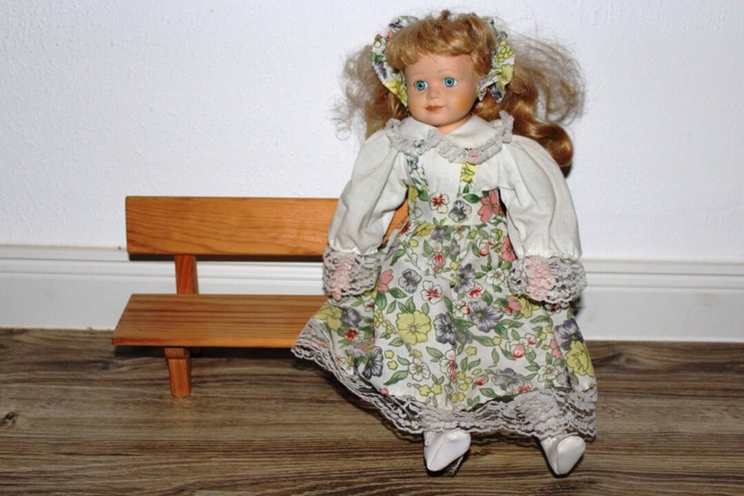 Handmade Doll Bench Vintage - Etsy