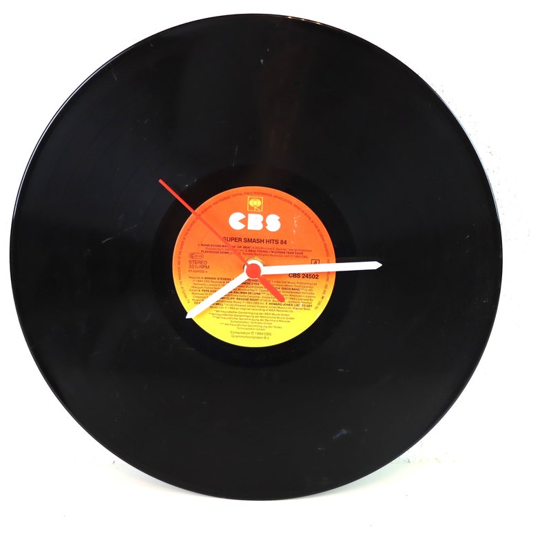 Record Wall Clock - Etsy