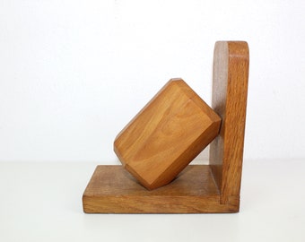 Bookend Solid Wood - Etsy