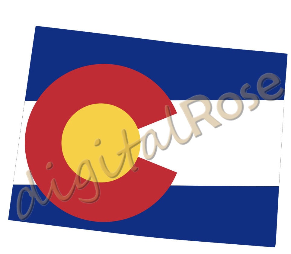 Colorado - State Flag Outline Svg, Dxf, Eps, Png, Jpg - Etsy