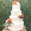 Terracotta, Rust and Navy Cake Flower Arrangements, Small Flower ...
