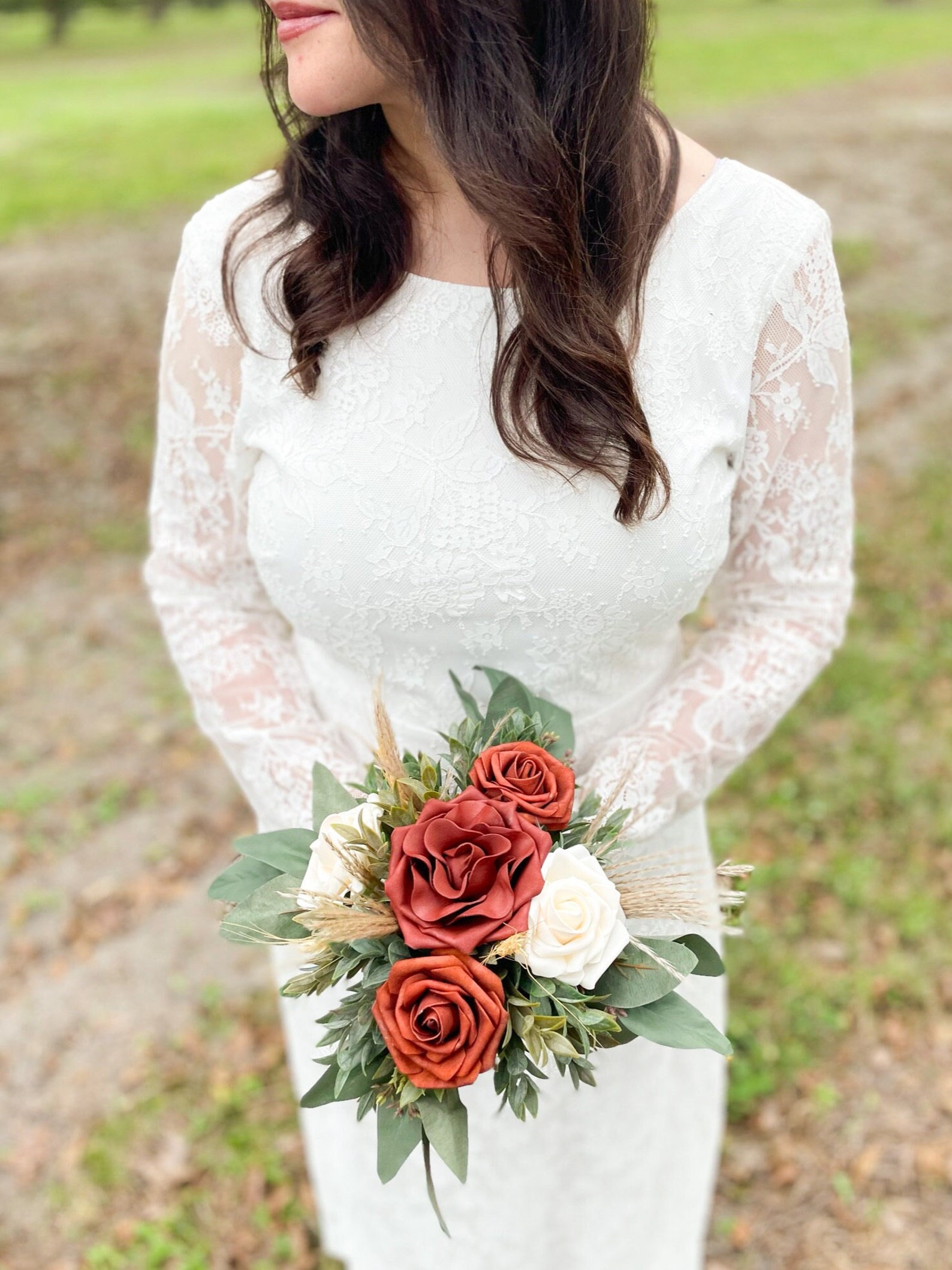 Terracotta and Rust Fall Wedding Wedding, Bridesmaid Bouquet, Fall ...