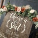 Terracotta and Rust Fall Wedding Sign Swag, Floral Sign Decor, Burnt ...
