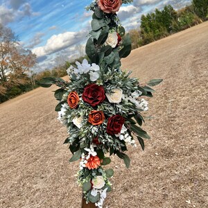 Terracotta, Rust, and Cream Arbor Swags, Wedding Arbor Decor - Etsy