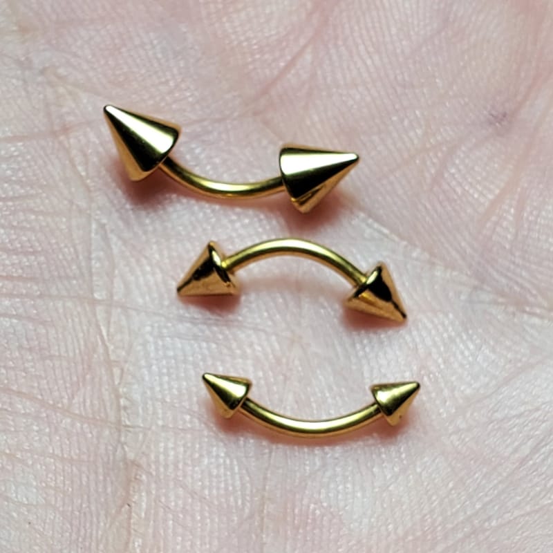 Vertical Labret Jewelry - Etsy