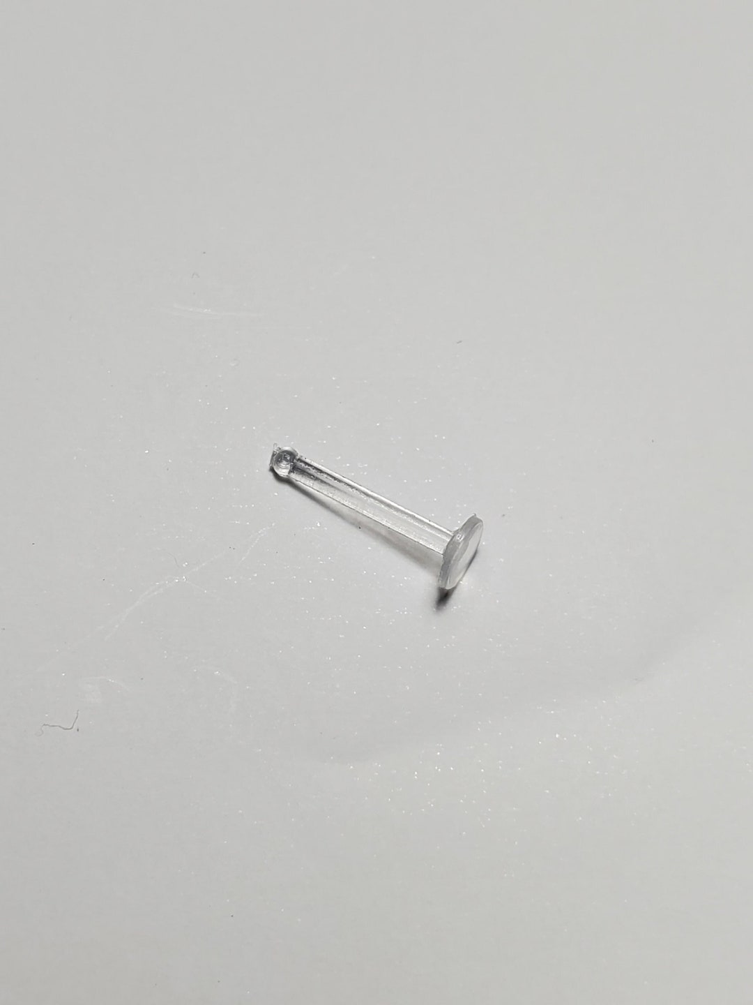 Clear Nose Retainer 18g 20g PTFE Acrylic - Etsy