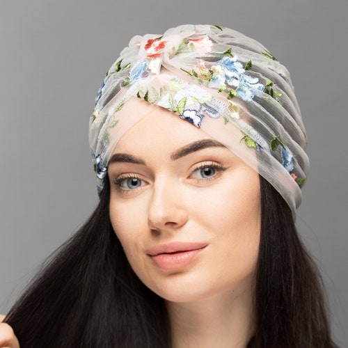 Lace Turban Summer Turban - Etsy