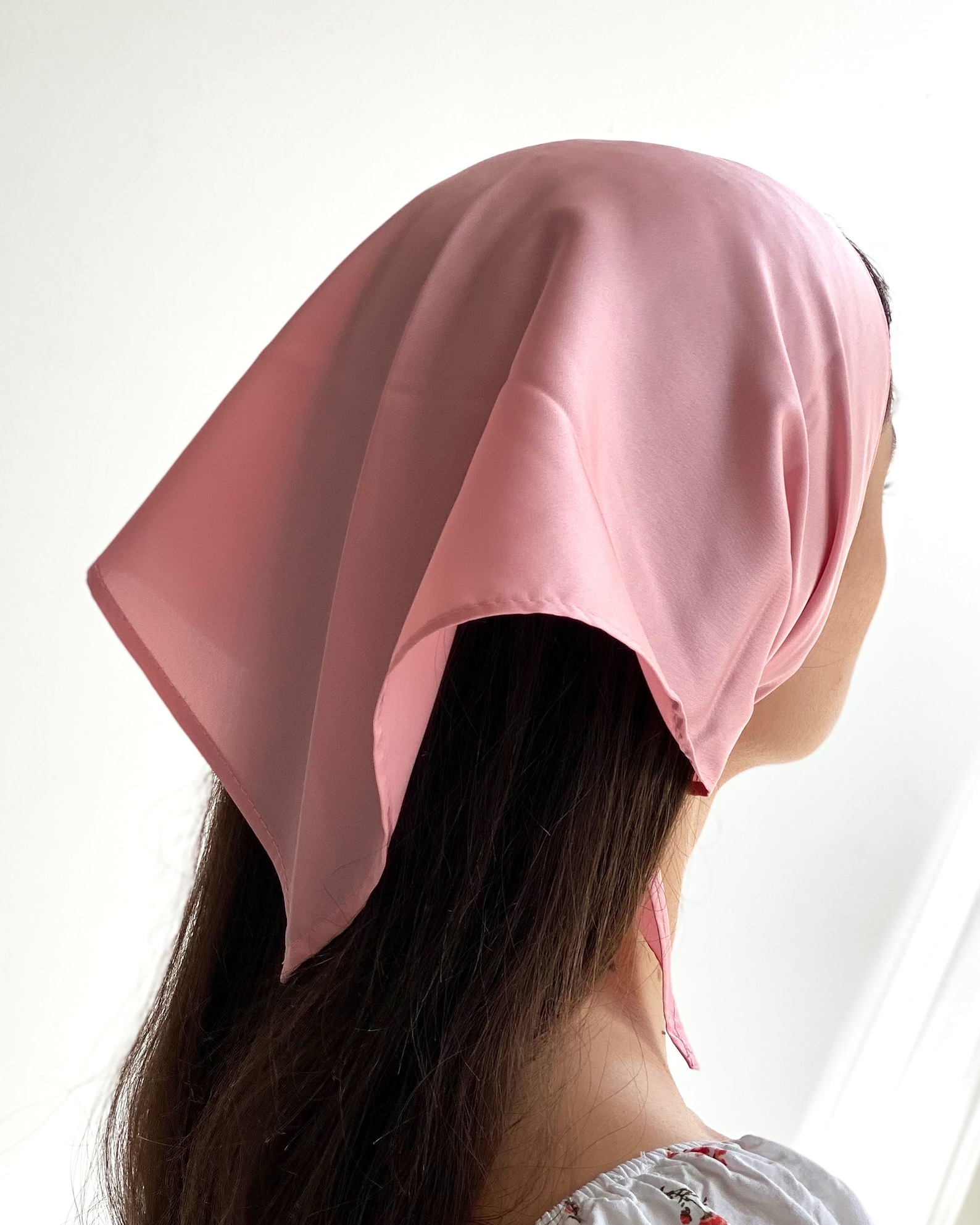 Silk Bandana: Lightweight Hair Covering for Women - Etsy