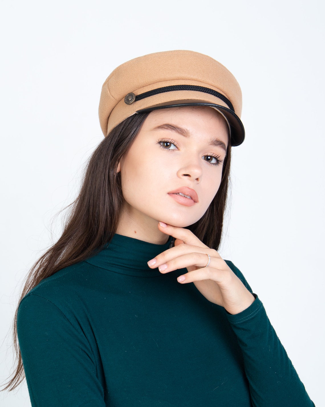 Baker Boy Cap for Women in Elegant Style - Etsy