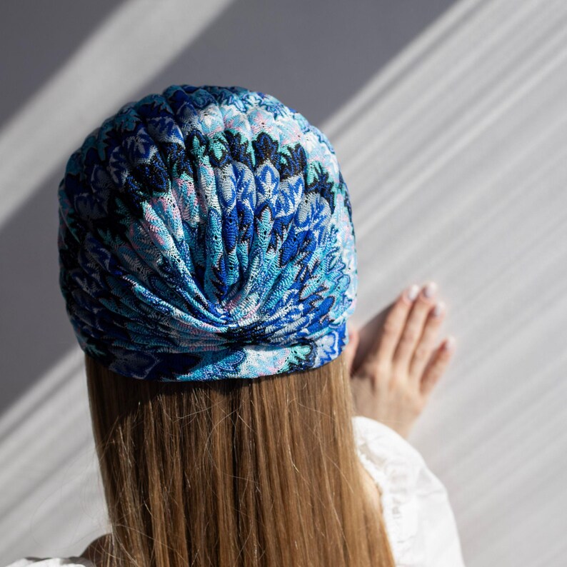 Summer Lace Turban for Women. Colorful Turban With Pattern - Etsy