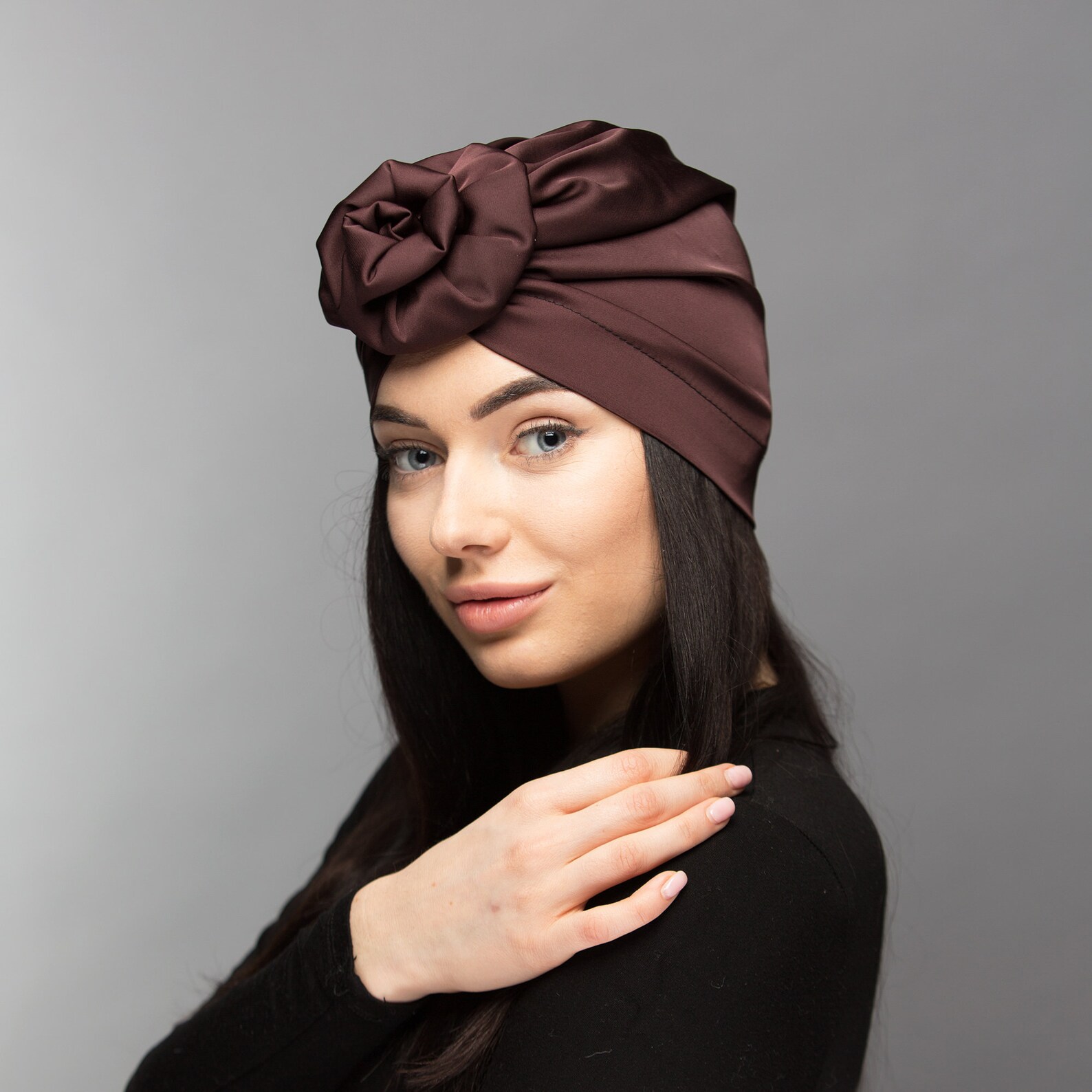 Summer silk turban head wrap for women Fashion turban. | Etsy