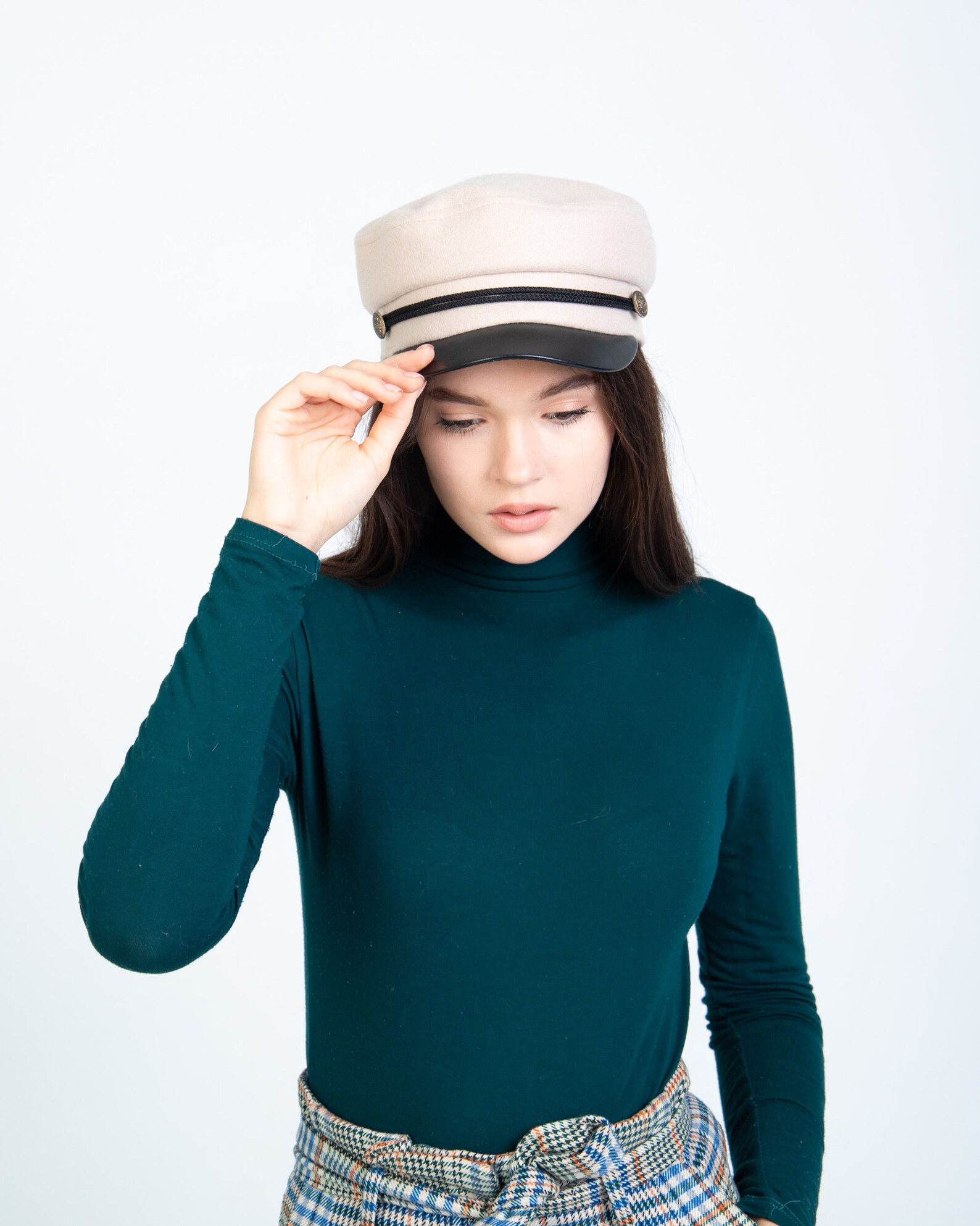 Baker Boy Cap for Women in Elegant Style | Etsy