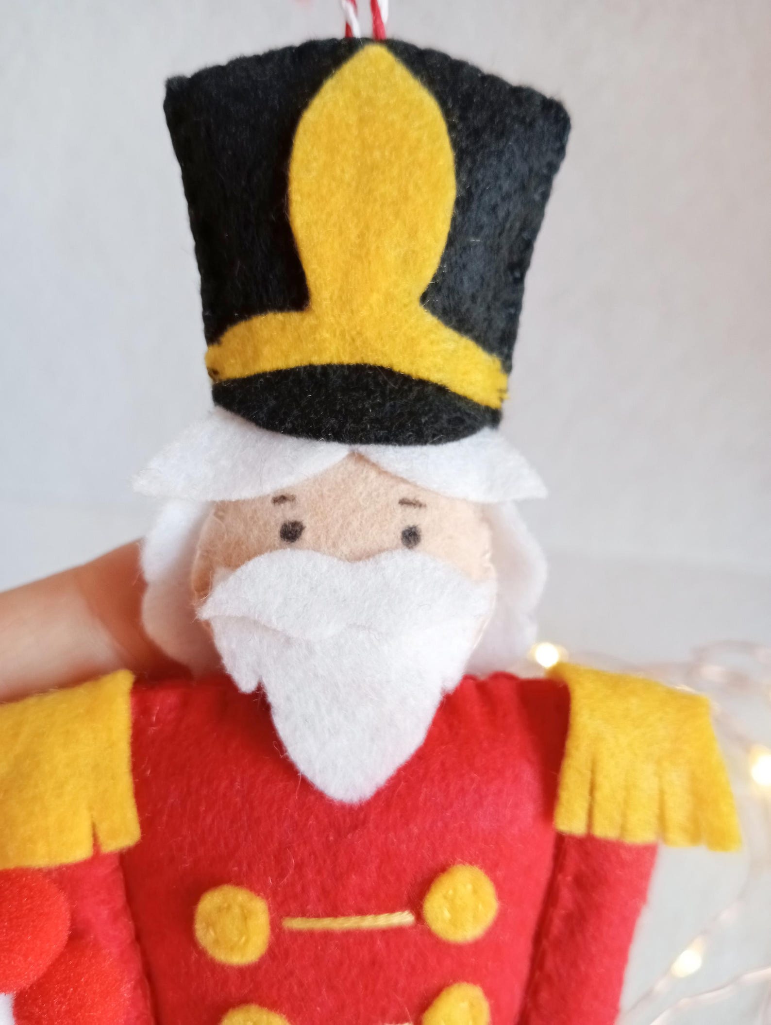 Felt Nutcracker Ornament, Nutcracker Ornament Personalized - Etsy