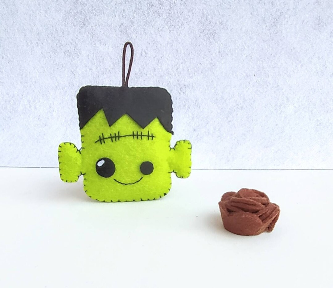 Felt Halloween Decoration, Frankenstein - Etsy