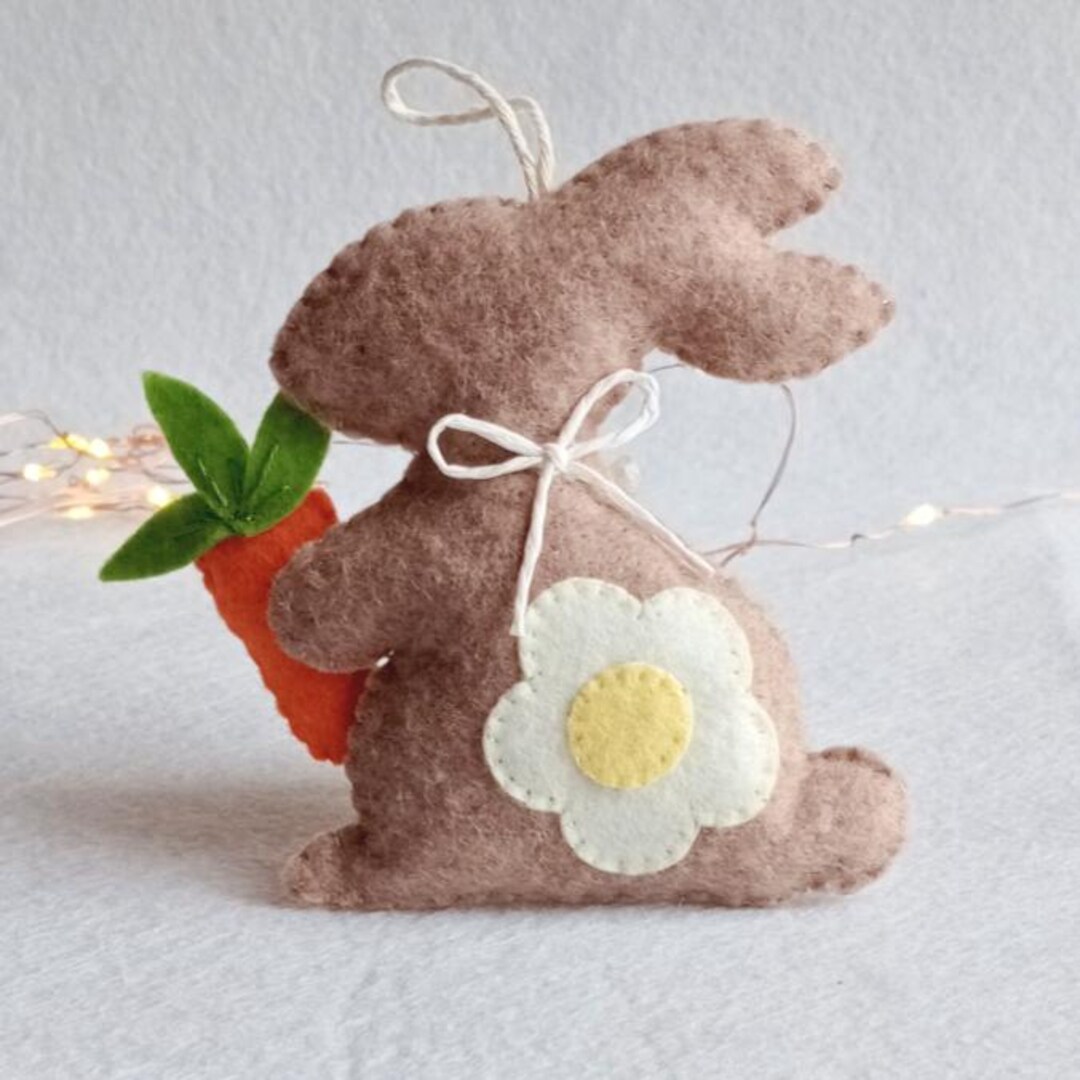 Felt Easter Bunny, Felt Easter Ornament - Etsy