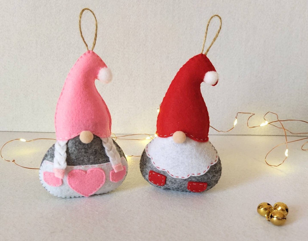 Felt Gnomes Christmas ,customizable With Name - Etsy