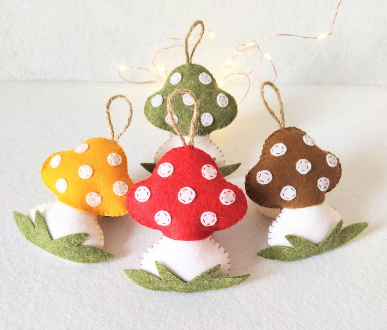 Felt Mushroom, Autumn Decor - Etsy