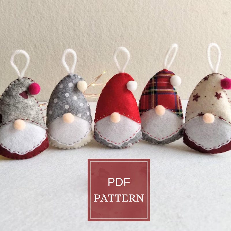 Felt Gnome Pattern - Etsy