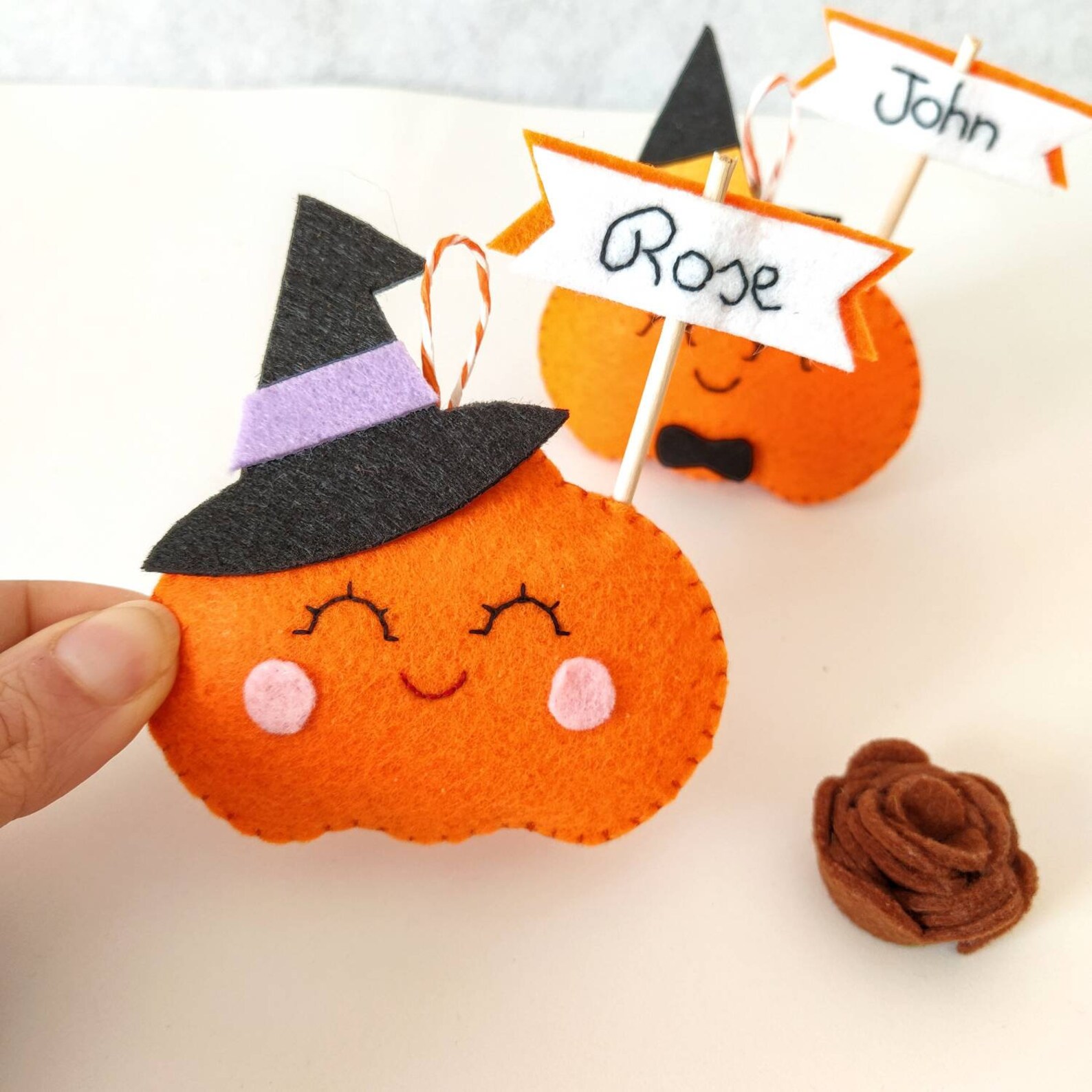 Felt Halloween Decorations Customizable | Etsy