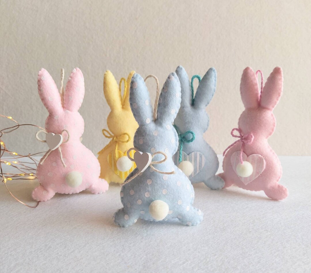 Felt Easter Bunny, Felt Easter Ornament - Etsy