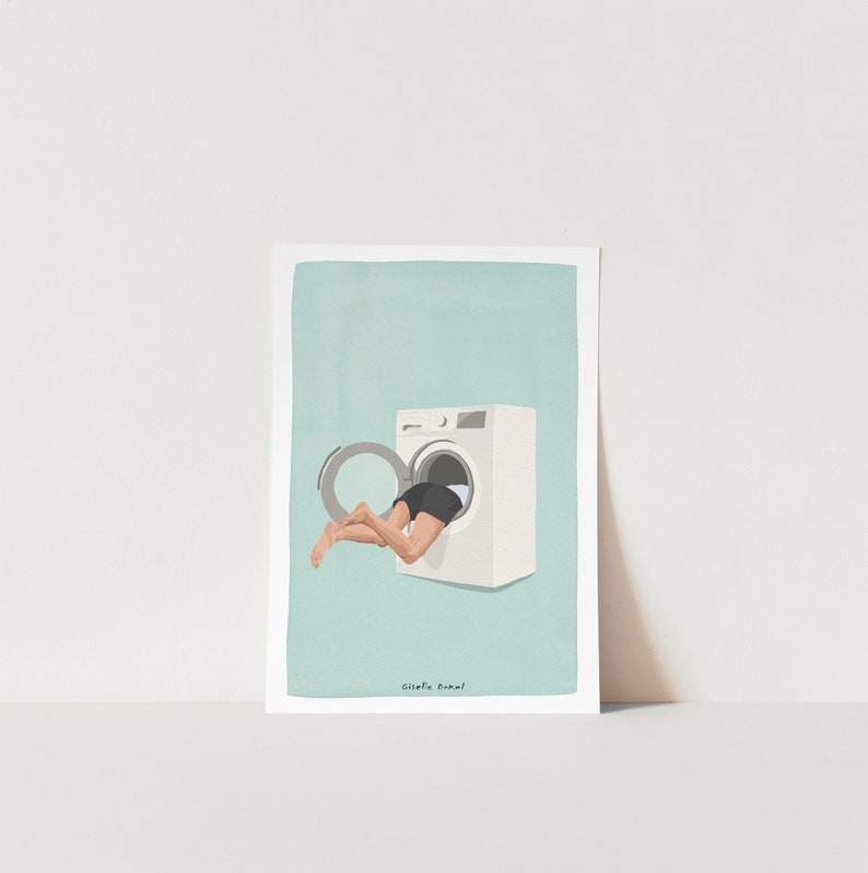 Sarcastic Laundry Room Decor, Funny Laundry Room Art Print, Funny ...