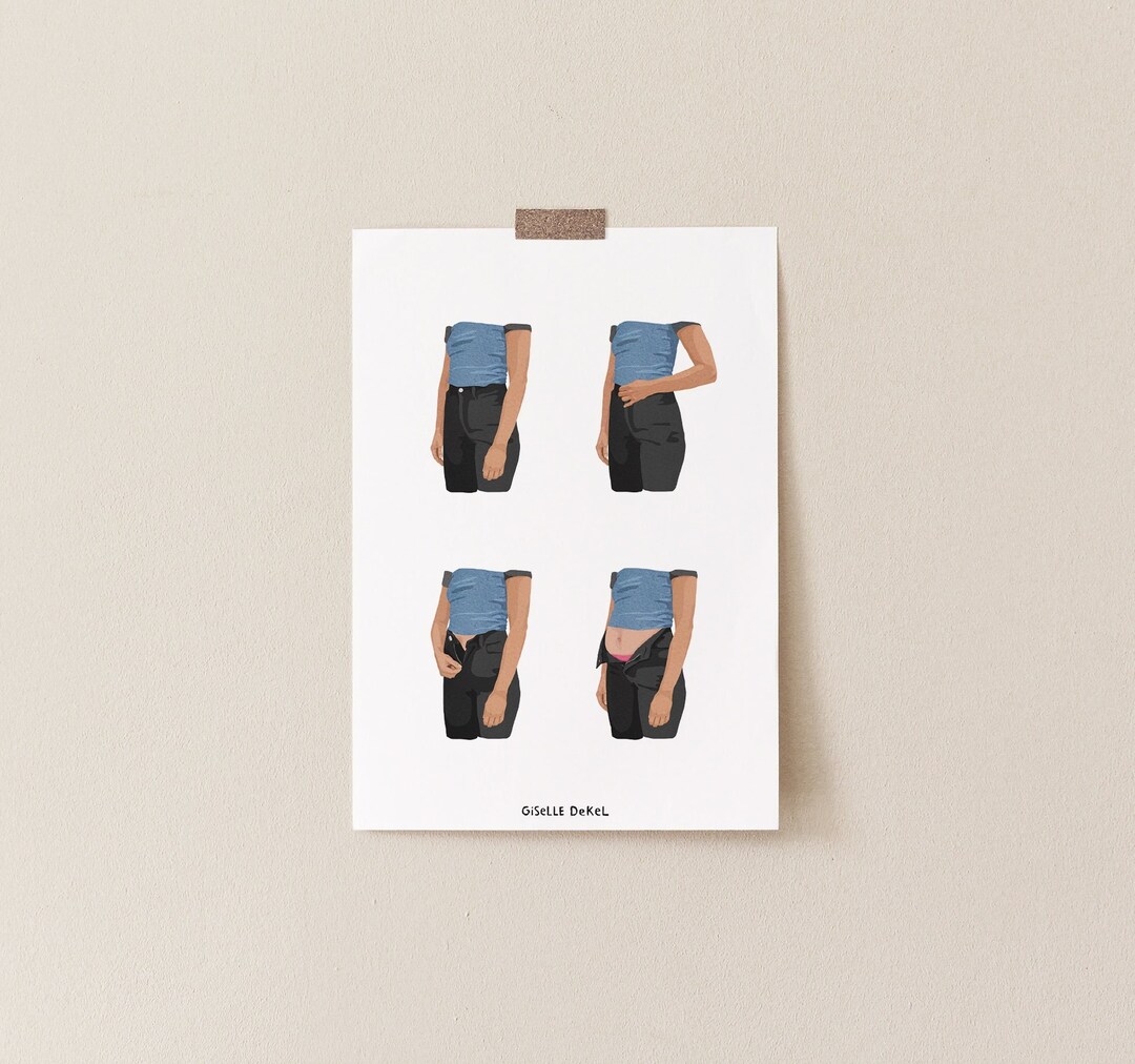 Hello Weekend Goodbye Pants, Free the Gut, Funny Illustrations Art ...