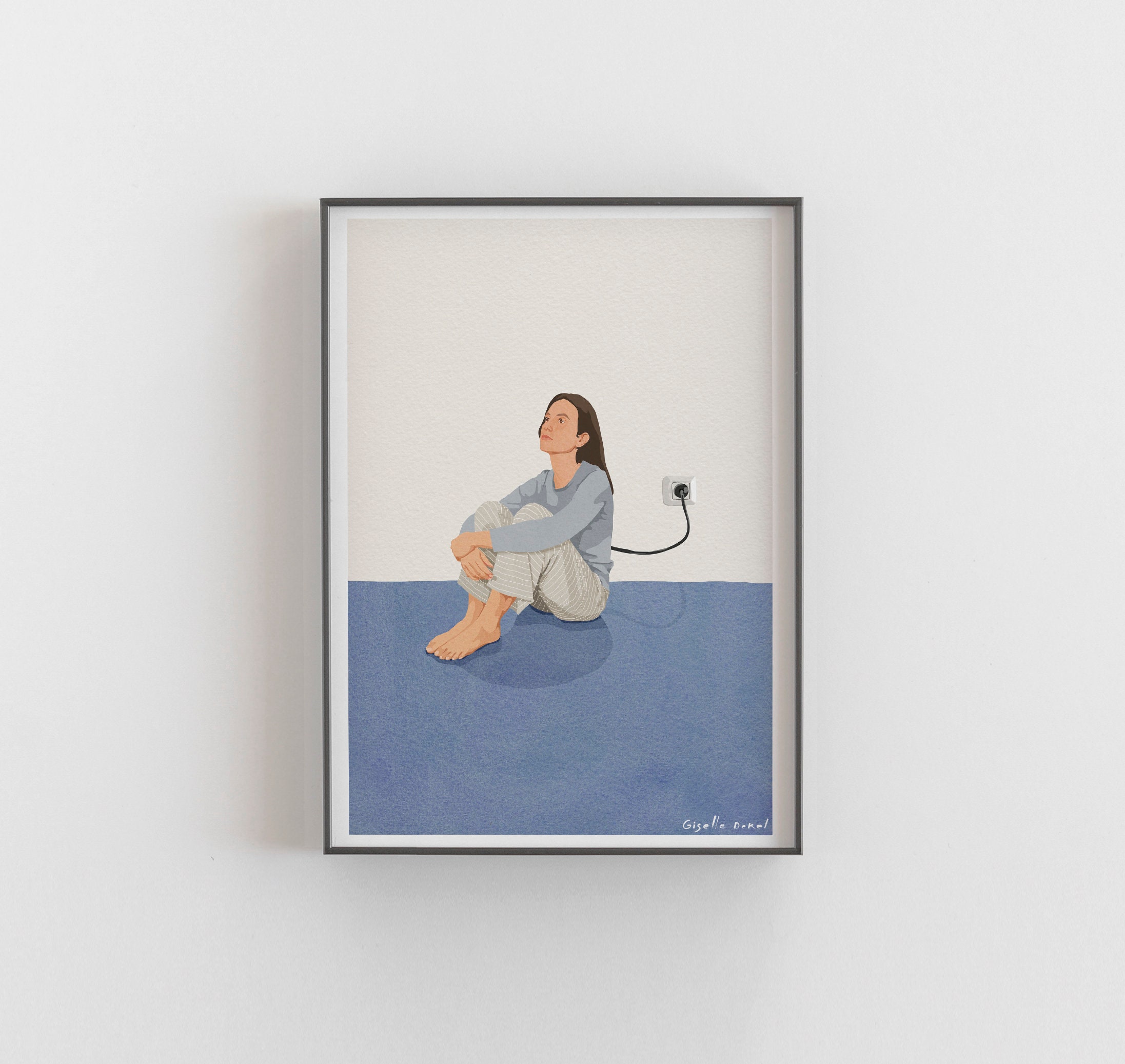 Recharge Self Care Illustration Art Print Self Care Wall Art - Etsy UK