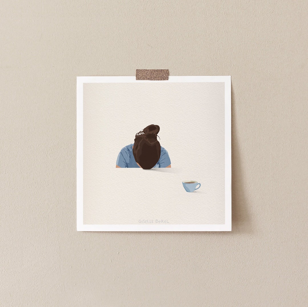 At Least We Have Coffee Art, Coffee Art Print, Kitchen Wall Art, Coffee ...