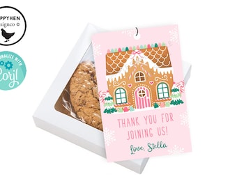 Christmas Gingerbread Tags - Etsy