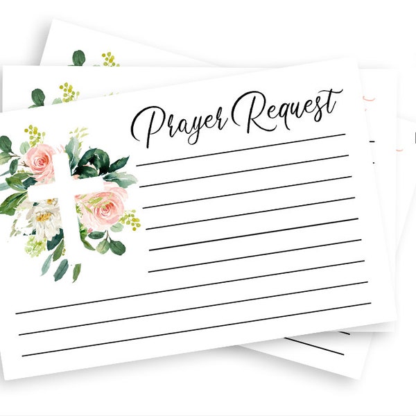 Prayer Request Cards - Etsy