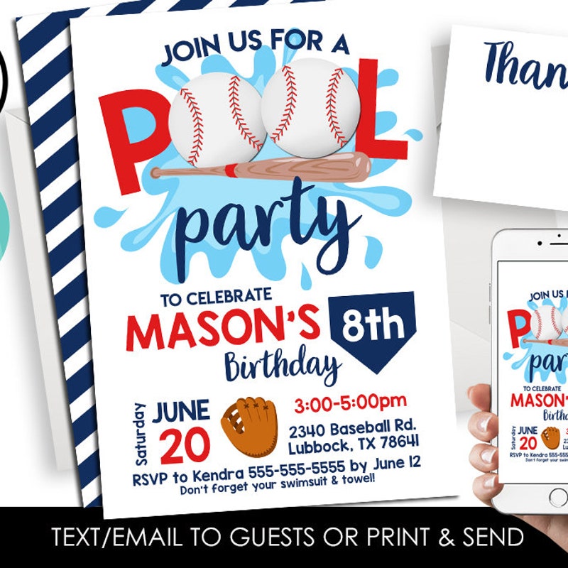 Allstar Party Invitations - Etsy