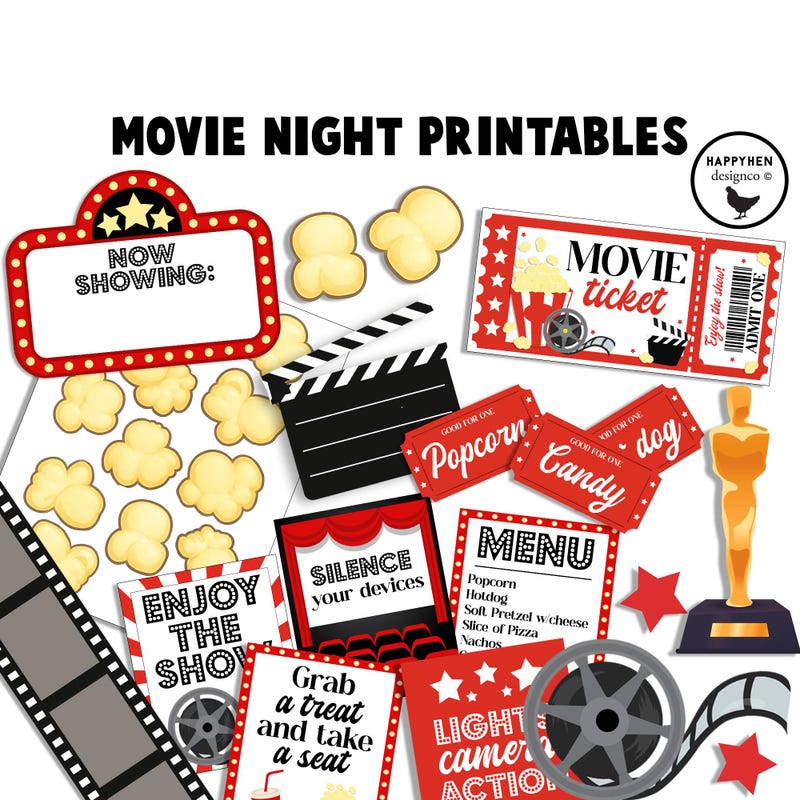 Movie Night Decorations - Etsy